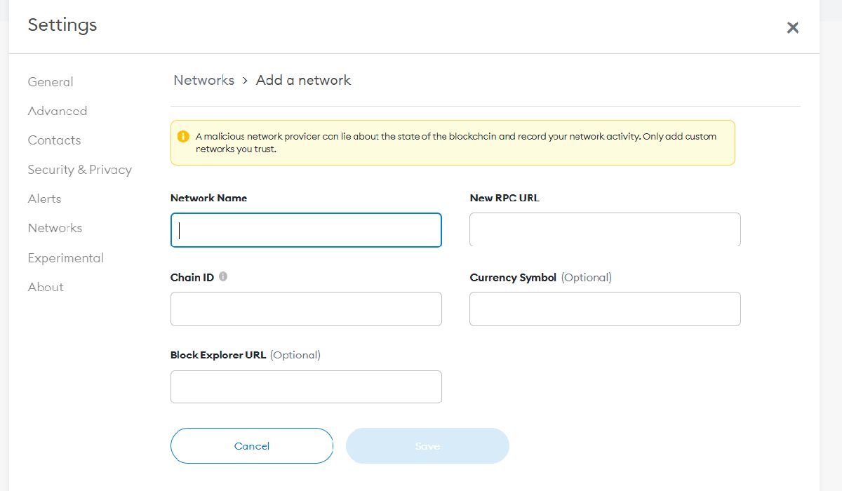 CoinPasar - How To Connect Metamask To Other Blockchain Networks
